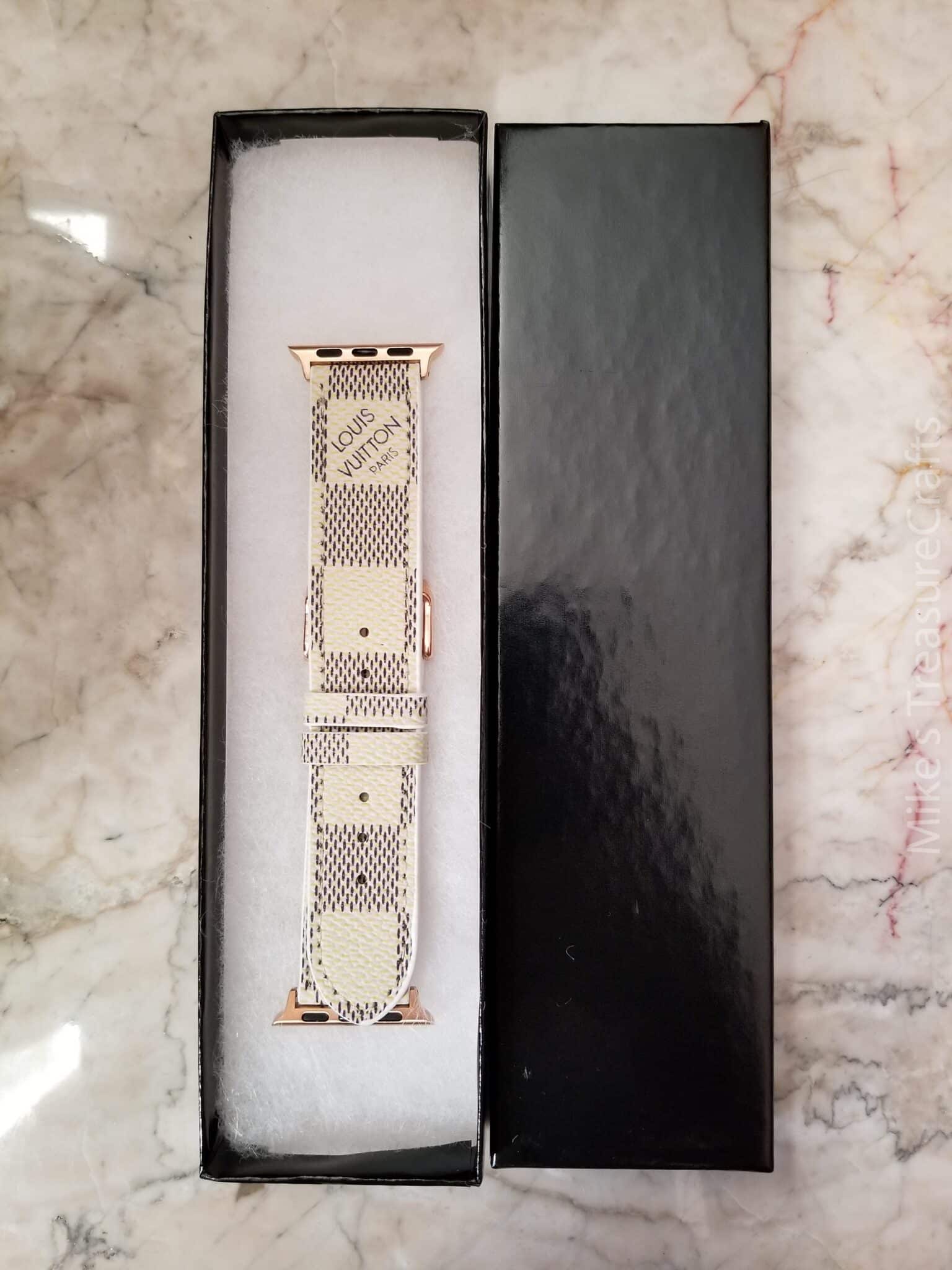 White Grid Luxury Watch Band – MikesTreasuresCrafts